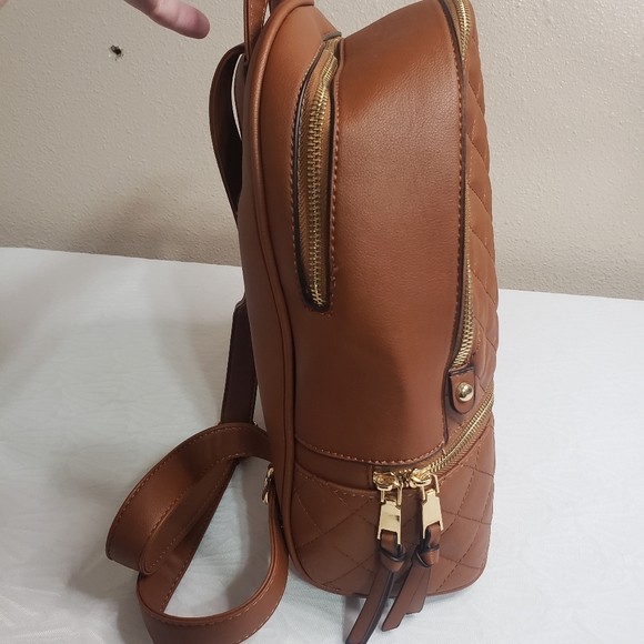 unbranded | Bags | Nwot Faux Leather Backpack | Poshmark